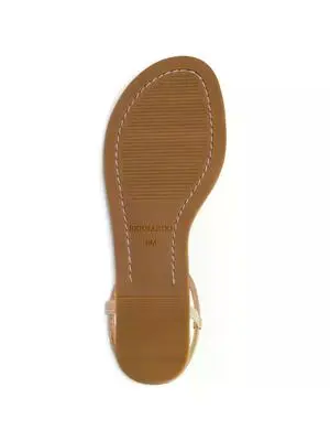 Bernardo Hercu T-strap Sandals - Neutrals