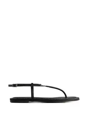 Bernardo Hercu T-strap Sandals - Black