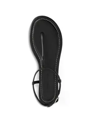 Bernardo Hercu T-strap Sandals - Black