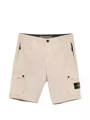 Stone Island Button Detailed Shorts For Men