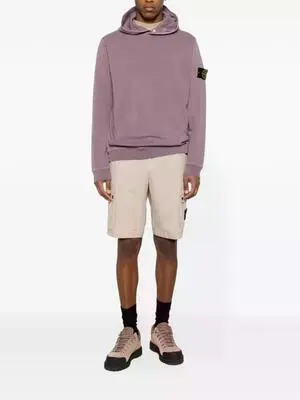 Stone Island Logo Patch Cargo Shorts