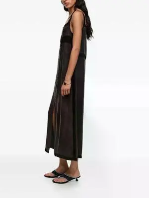 Bimba Y Lola Midi Lace-trim Dress