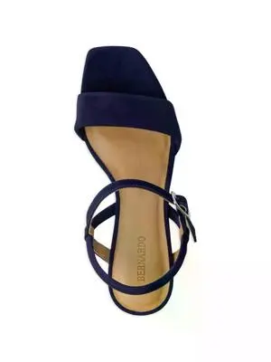 Bernardo Canto Square-toe Sandals - Blue