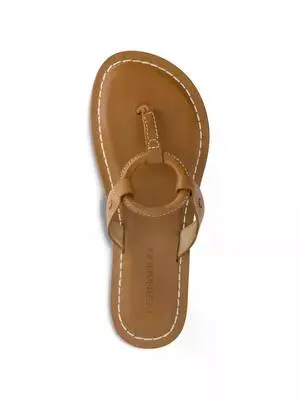 Bernardo Matrix Ring-detail Sandals - Brown