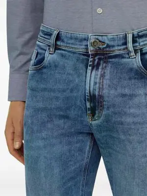 Boggi Milano Claude Straight-leg Jeans - Blue
