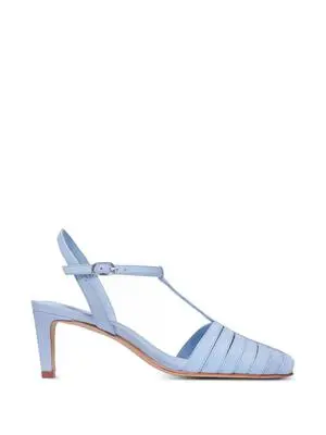 Bernardo Peoria T-strap Pumps - Blue