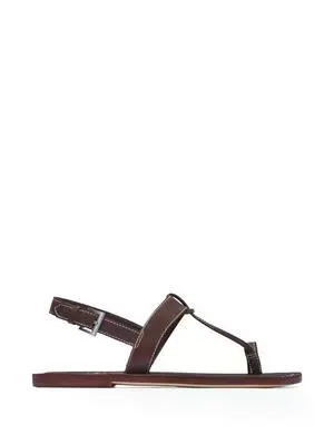 Bernardo Maverick Leather Sandals - Brown