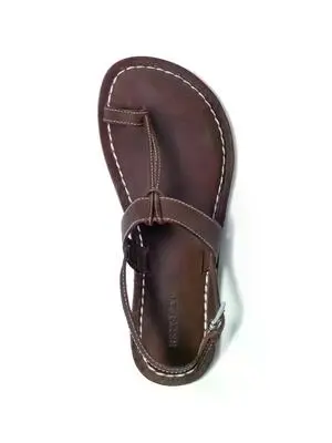Bernardo Maverick Leather Sandals - Brown