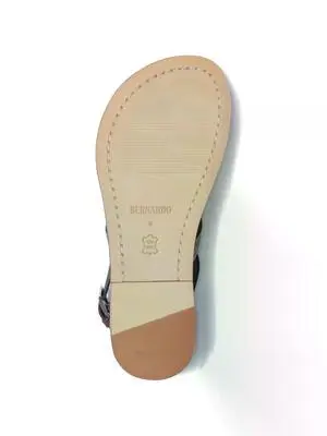 Bernardo Maverick Leather Sandals - Brown