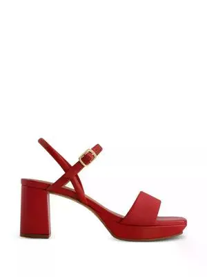 Bernardo Canto Leather Sandals - Red