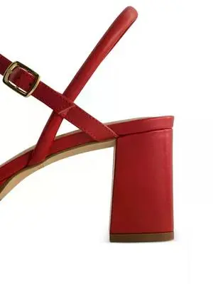 Bernardo Canto Leather Sandals - Red