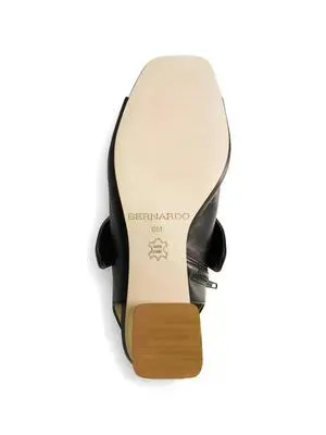 Bernardo Lizzie Leather Sandals - Black