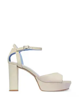 Bernardo Valeria Platform Heeled Sandals - Neutrals