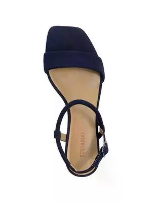 Bernardo Josei Square-toe Sandals - Blue