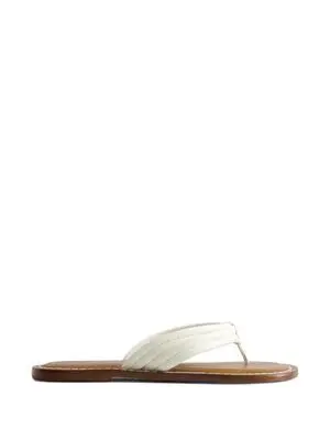 Bernardo Miami Leather Sandals - White