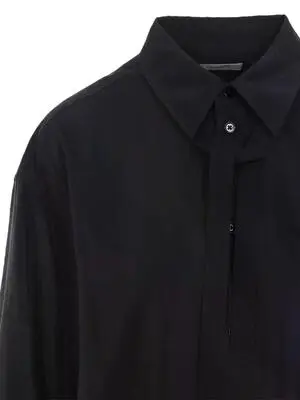 LEMAIRE Long Silk Blend Shirt With Necktie Detail