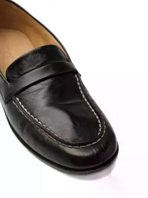 Marsèll Leather Stitch-detail Loafers