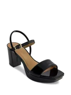 Bernardo Canto Square-toe Sandals - Black