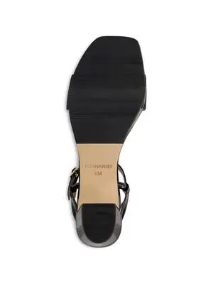 Bernardo Canto Square-toe Sandals - Black