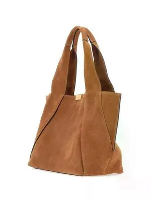 GIANNI CHIARINI Dafne Medium Suede Shoulder Bag