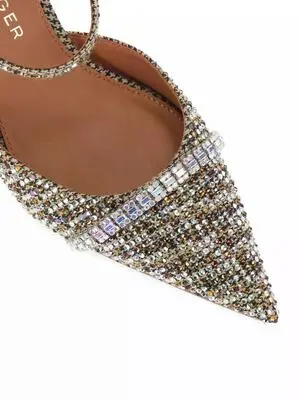 Kurt Geiger Strass Point Mules With Crystal Embellishments