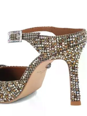Kurt Geiger Strass Point Mules With Crystal Embellishments