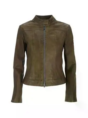 Peuterey Leather Zip Jacket
