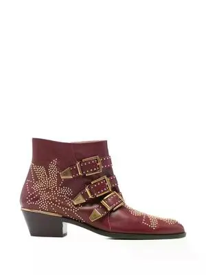 Chloé Buckle-fastening Embellished Boots