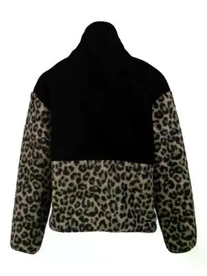 BRUNOTTI Leopard-print Half-zip Sweatshirt