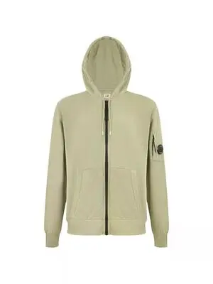 C.P. COMPANY Zip-up Hoodie - Green