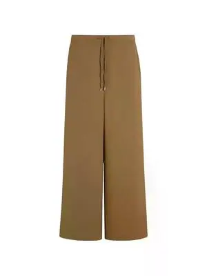 Max Mara Mstcorone Drawstring Palazzo Pants - Neutrals