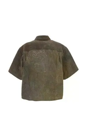 AGOLDE Pocket Short-sleeve Shirt - Brown