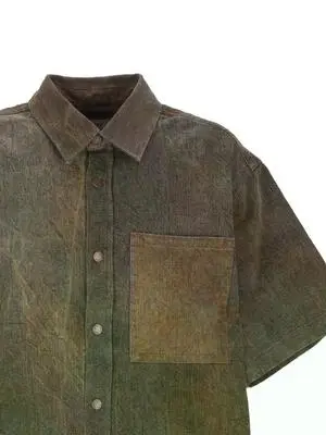 AGOLDE Pocket Short-sleeve Shirt - Brown