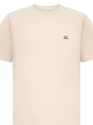 C.P. COMPANY Logo-detail T-shirt - Neutrals