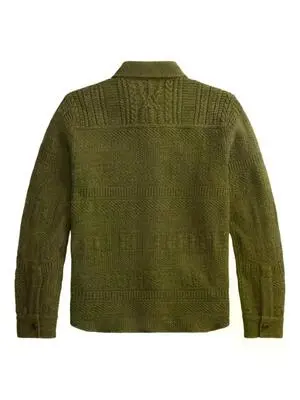 Ralph Lauren Buttoned Cable-knit Sweater