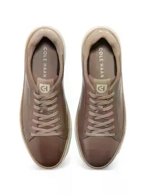 Cole Haan Grandpro Topspin Leather Sneakers - Brown