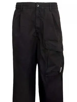 C.P. COMPANY Micro-reps Boxy Leg Cargo Pants - Black