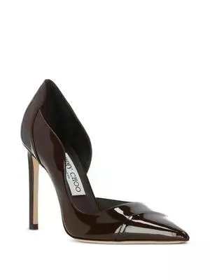 JIMMY CHOO Pointed-toe Leather Pumps