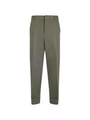 PT TORINO Cuffed Trousers - Green