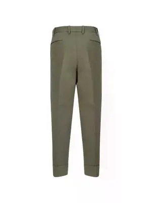 PT TORINO Cuffed Trousers - Green