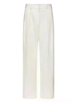 Loulou De Saison Alio Pleated Trousers - Neutrals