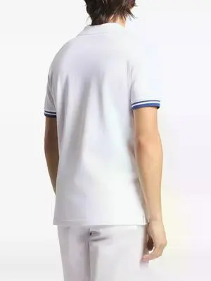 FAY Striped Piquet T-shirt - White