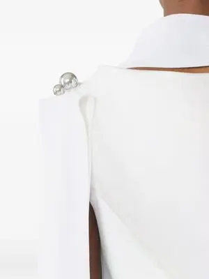 LANVIN Sleeveless Embellished Blouse