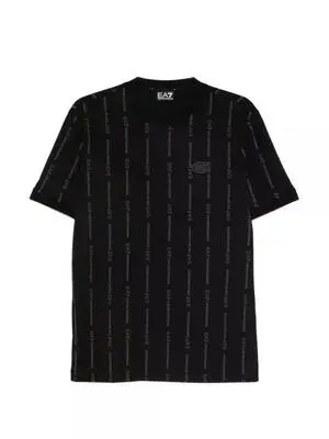 Emporio Armani Logo-pattern T-shirt