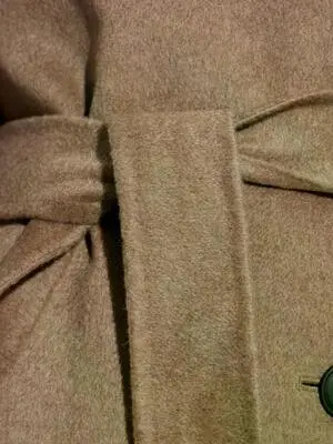 Max Mara Buttoned Belted Coat