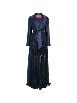 Miau By Clara Rotescu Belted Evening Dresses