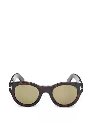TOM FORD Round Frame Sunglasses - Brown