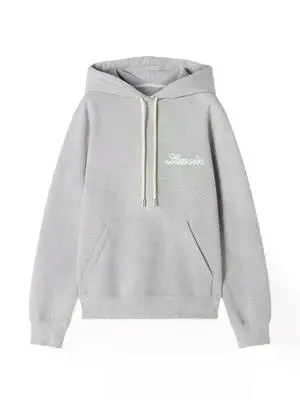 LANVIN Logo-print Hooded Sweatshirt - Grey