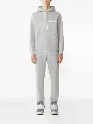 LANVIN Logo-print Hooded Sweatshirt - Grey