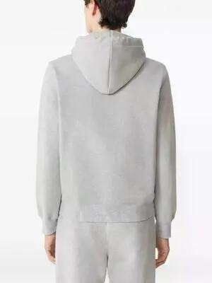 LANVIN Logo-print Hooded Sweatshirt - Grey